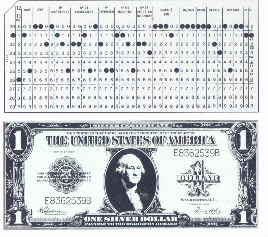 HAND WAWE 5 la scheda perforata - Hand Wave l'inizio dell'era informatica